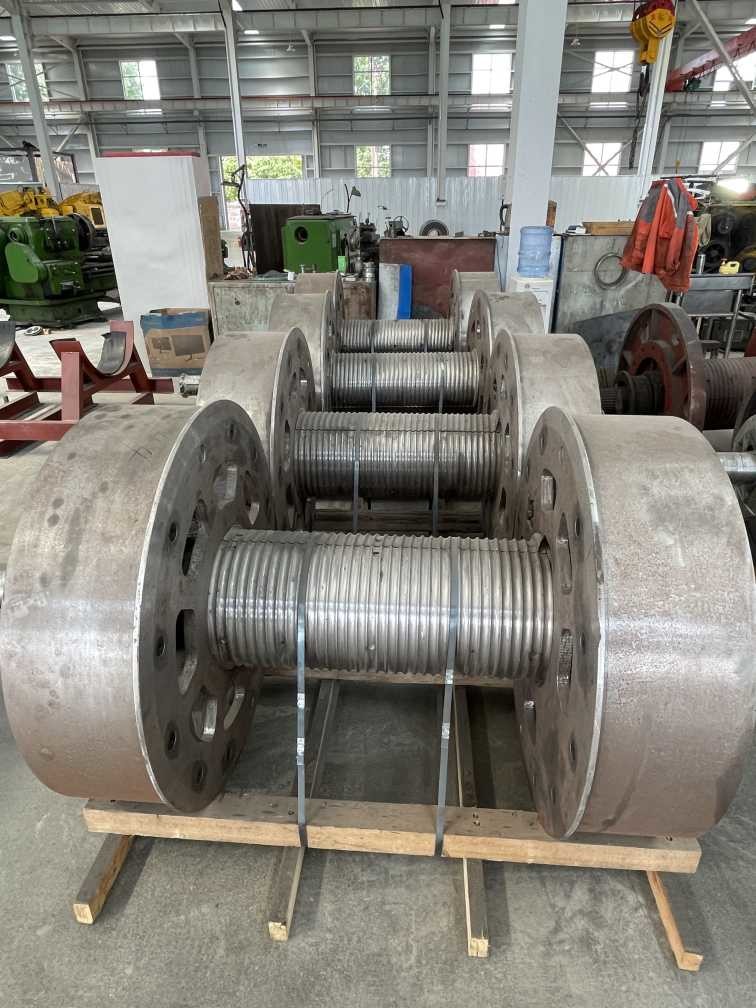 Rope Winch Drum With Lebus Grooves For Offsore ISO BV CE Certified