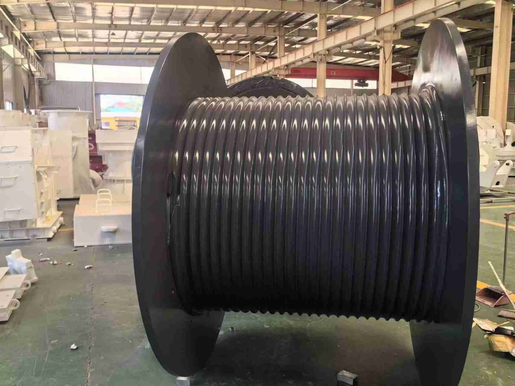 Cold-resistant Steel Q355D Material Cable Winding Drum Main Components ...