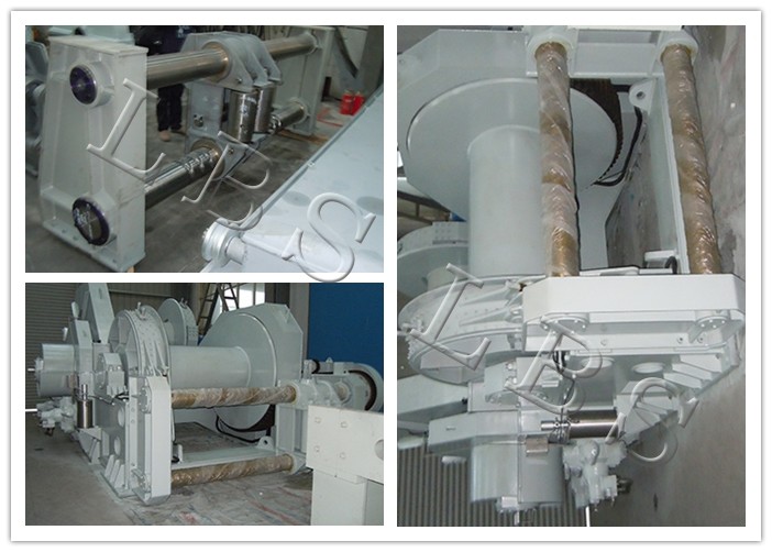 Single Drum Mooring Lifting Winch Reel Hydraulic Driven Type