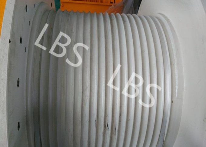 LBS Grooved Drum Design Offshore Winch For Wire Rope Spooling Controlling