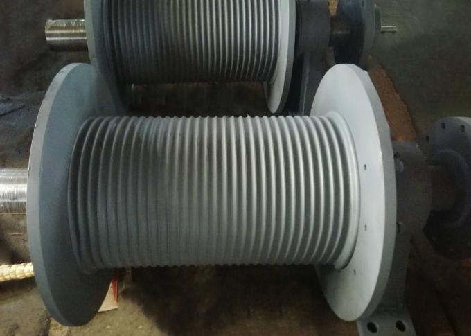 Left Rotation Integrated LBS Grooved Hoist Barrel For Winch Controlling ...