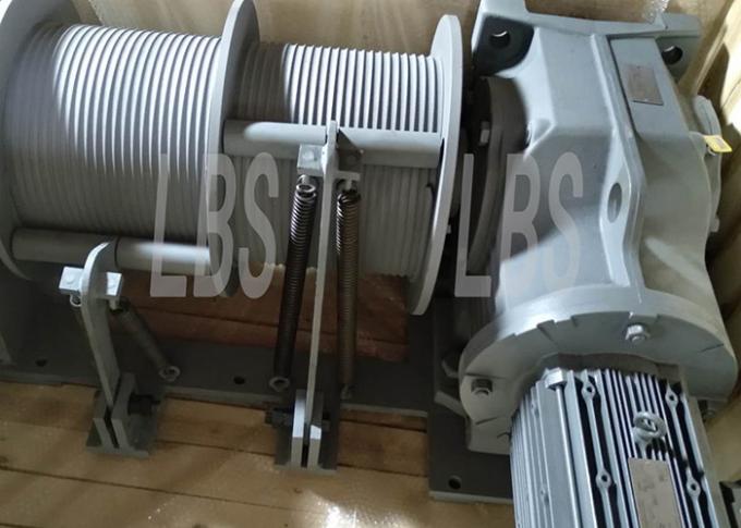 35m / Min Electric Wire Rope Winch Machine With Two Grooved Drums